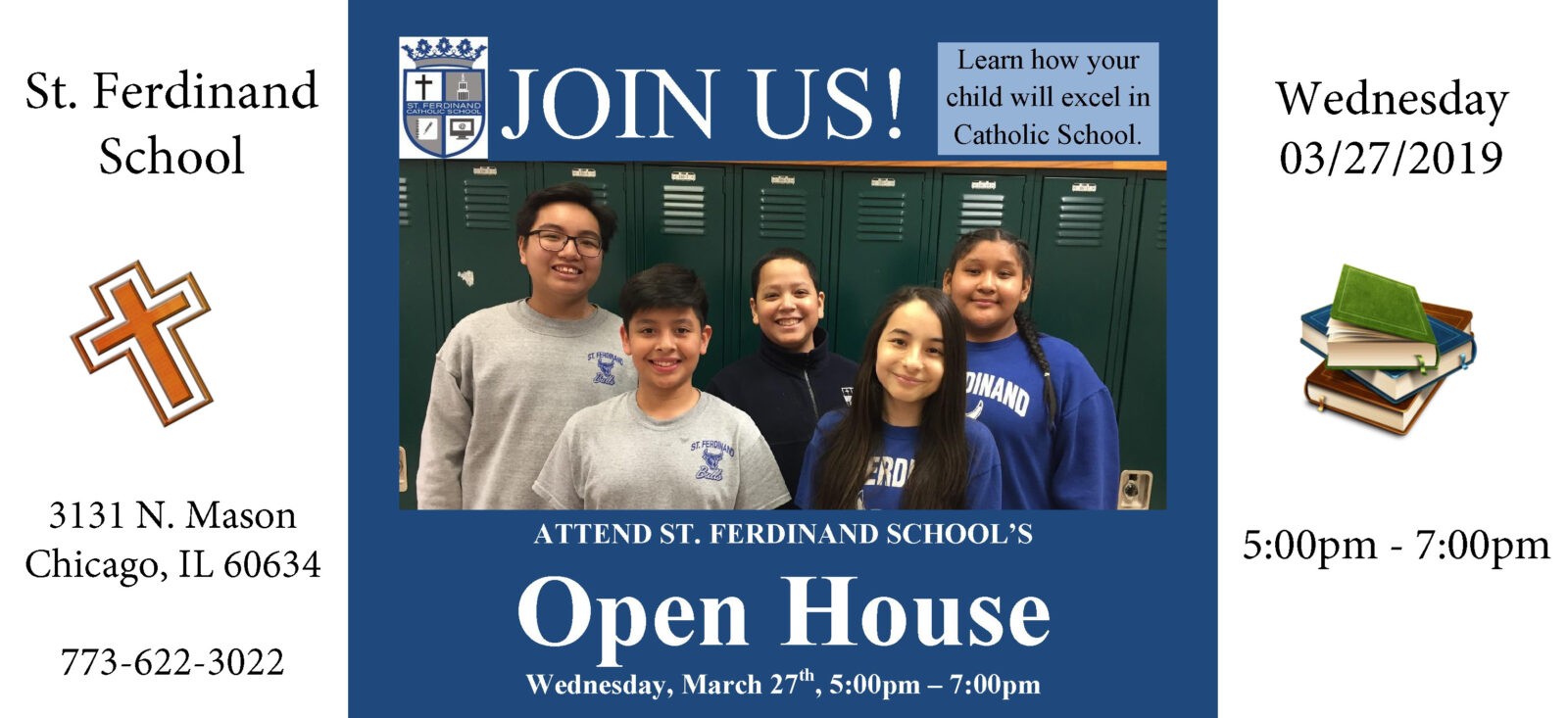 March 27th Open House – Saint Ferdinand Catholic School