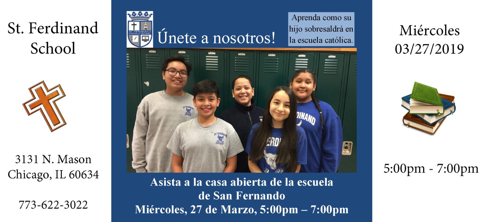 March 27th Open House – Saint Ferdinand Catholic School