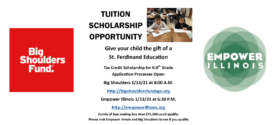 Enrollment | Saint Ferdinand Catholic School