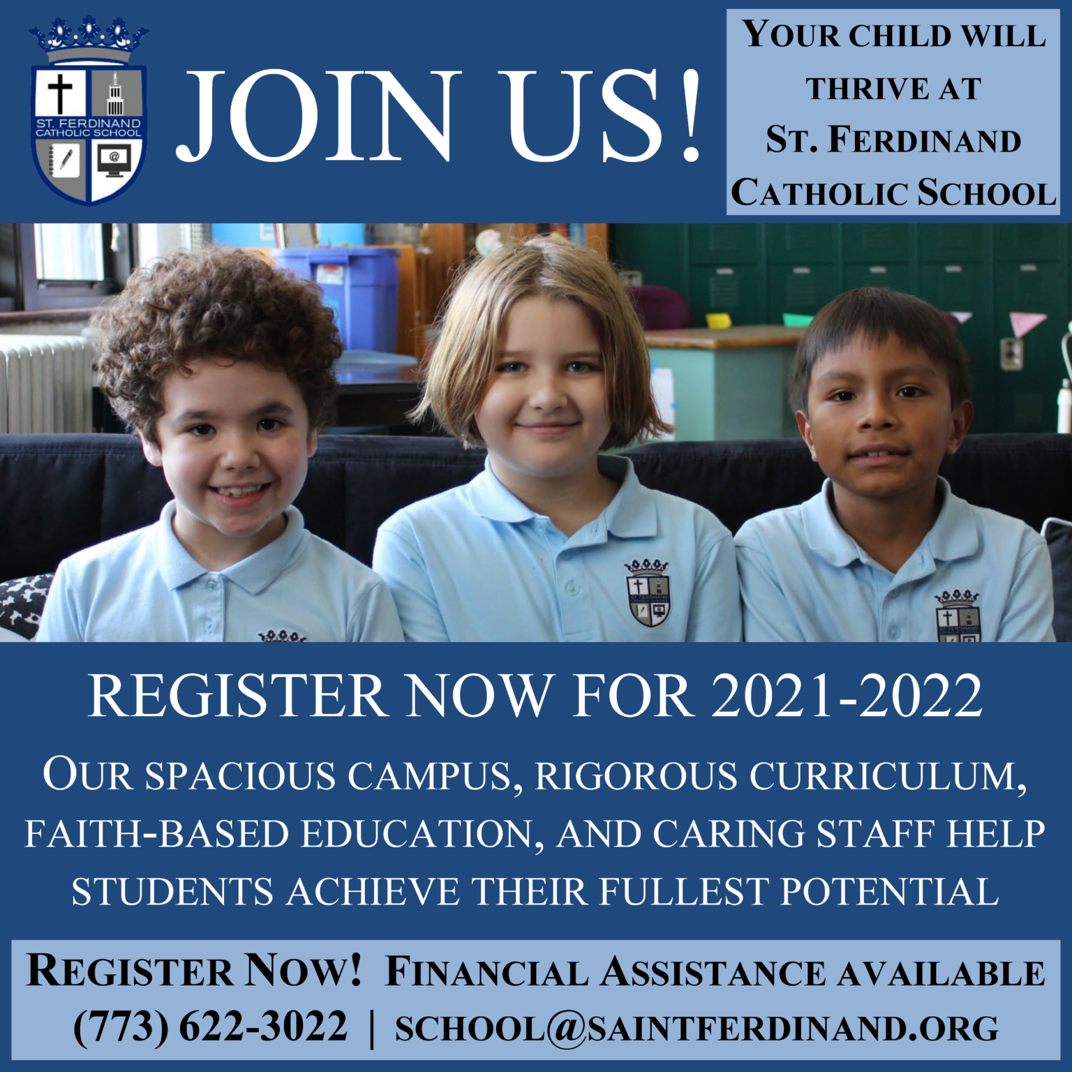 Enrollment – Saint Ferdinand Catholic School